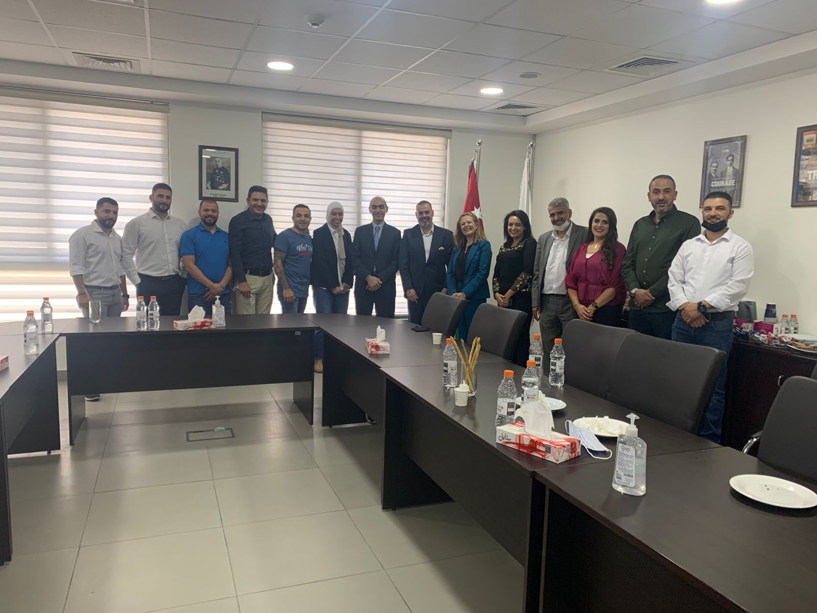 Representatives of the Lebanese Embassy, Mr. Georges Fadel and Mrs ...